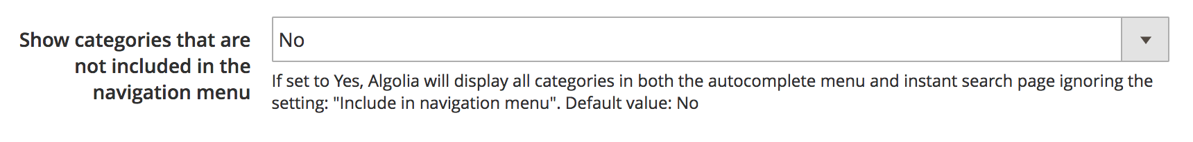 How do I exclude existing Magento categories from Algolia? – Algolia
