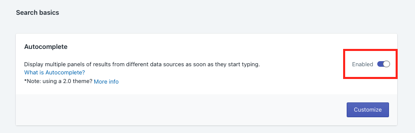 [Shopify] How can I turn off Autocomplete? – Algolia
