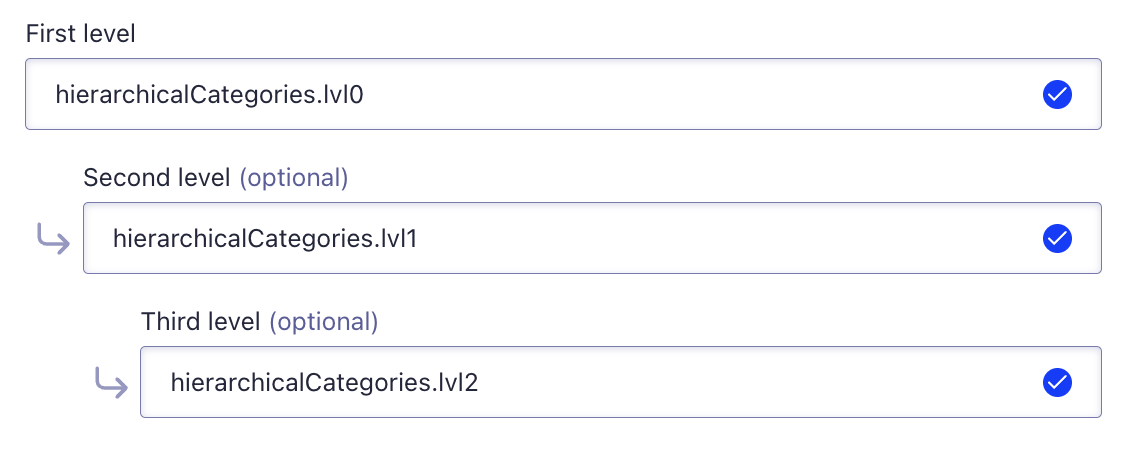 How do I add hierarchicalCategories as a facet for Query Categorization? – Algolia