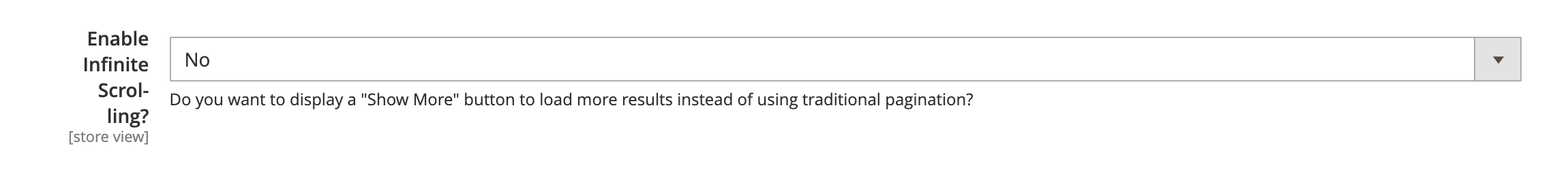 How do I enable or disable infinite scrolling in Magento? – Algolia